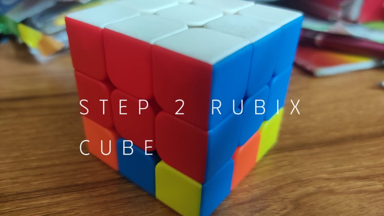 How to solve rubix cube to 2nd step - YouTube