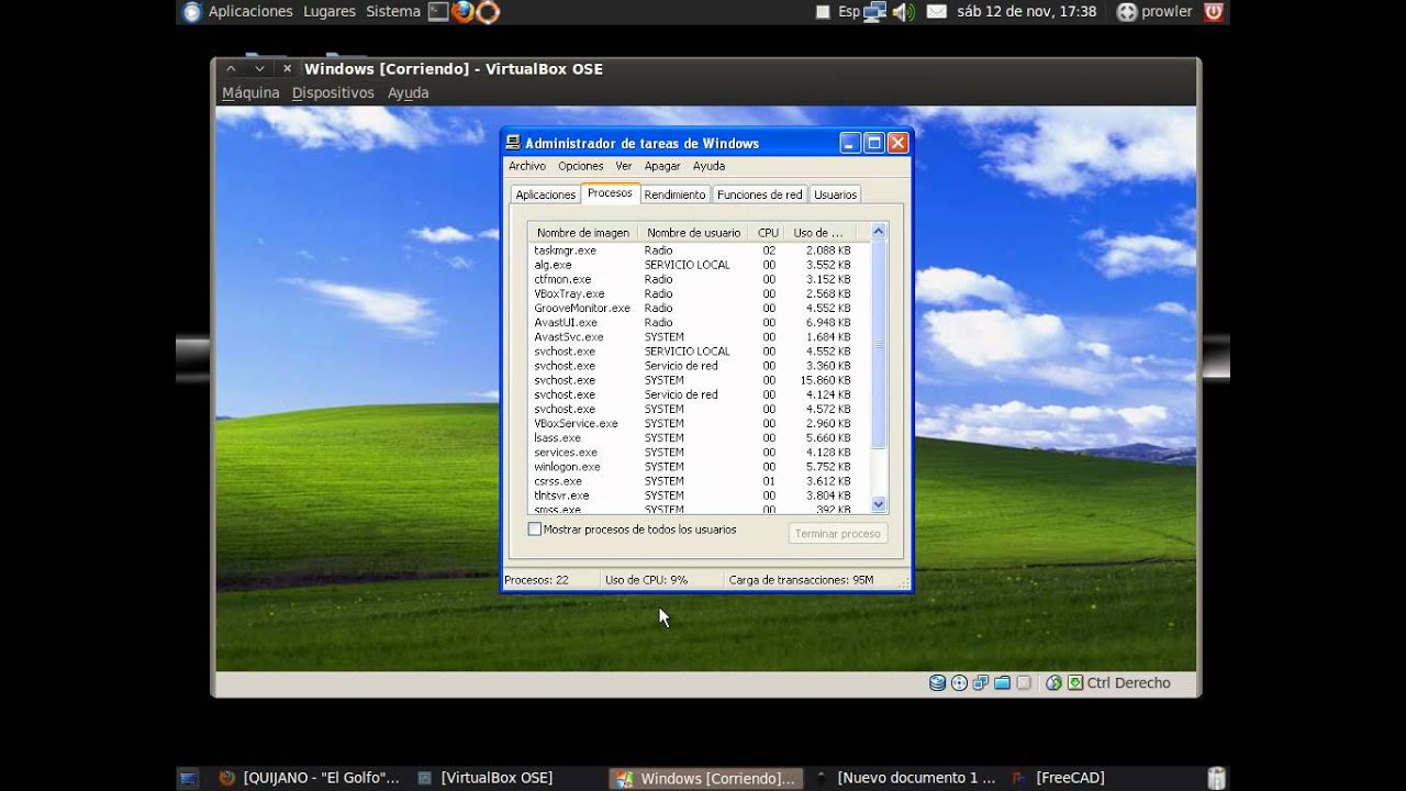Terminar procesos en ubuntu Ctrl+Alt+Sup - YouTube