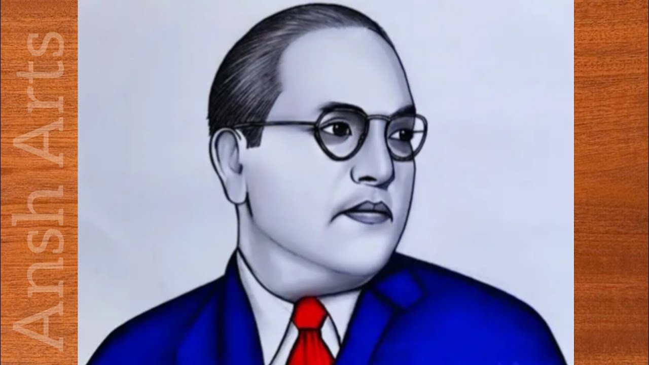 How to draw babasaheb bhimrao ambedkar (Easy step by step ) | dr ...