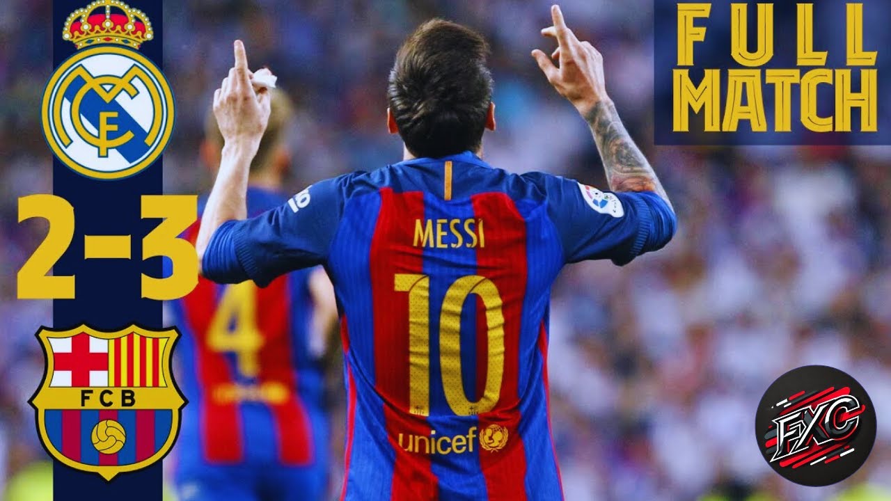 MESSI PROVED TO BE THE TRUE GOAT IN THE MOST EPIC EL CLÁSICO EVER . FCB ...