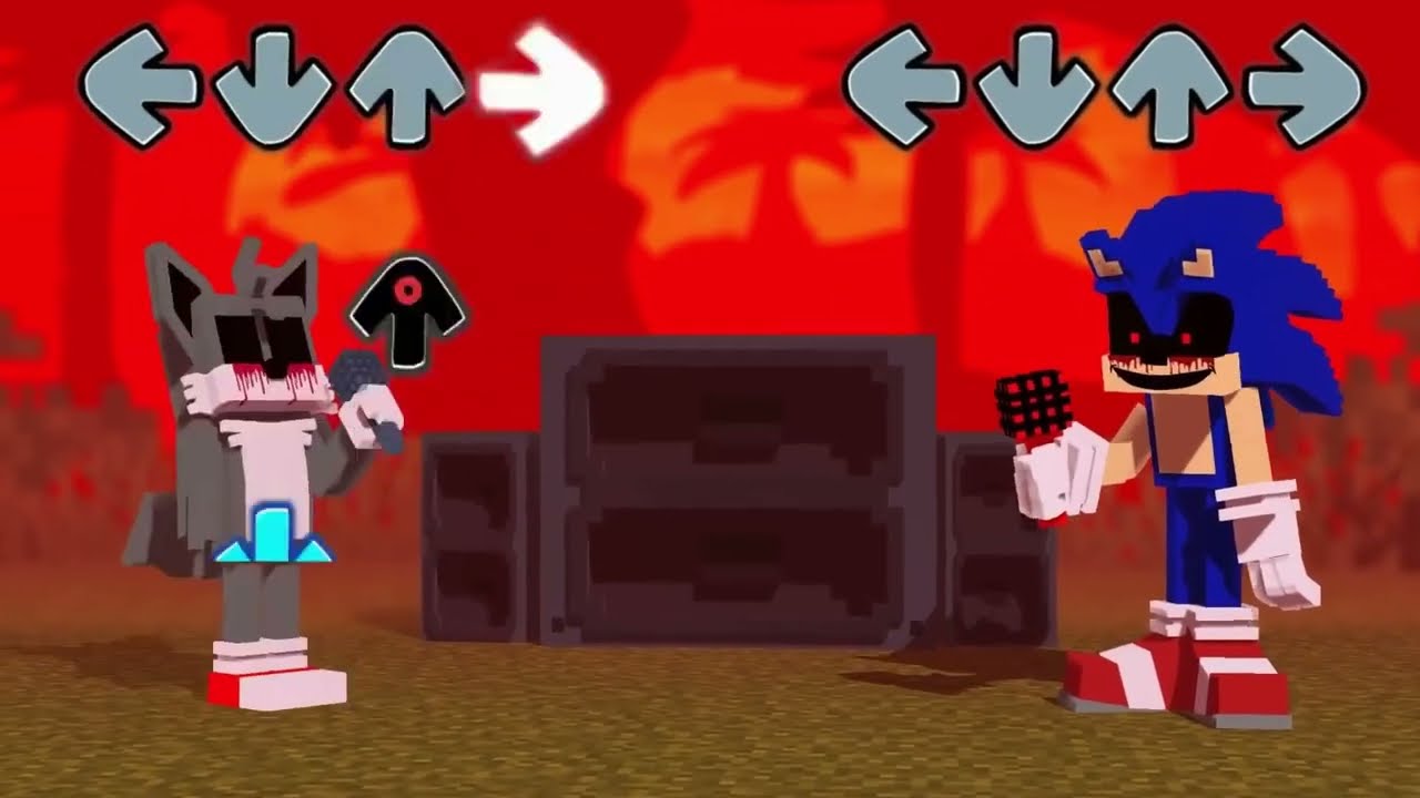 FNF | Tails Vs Sonic | Chasing - VS Tails.EXE (Minecraft Animation ...