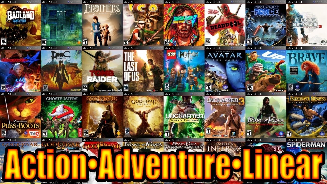 My Top 35 Best PS3 Action•Adventure•Linear Games All of Time!!! - YouTube