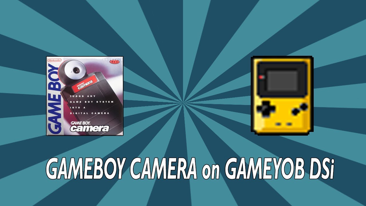 (GameYob DSi) GameBoy Camera Showcase - YouTube