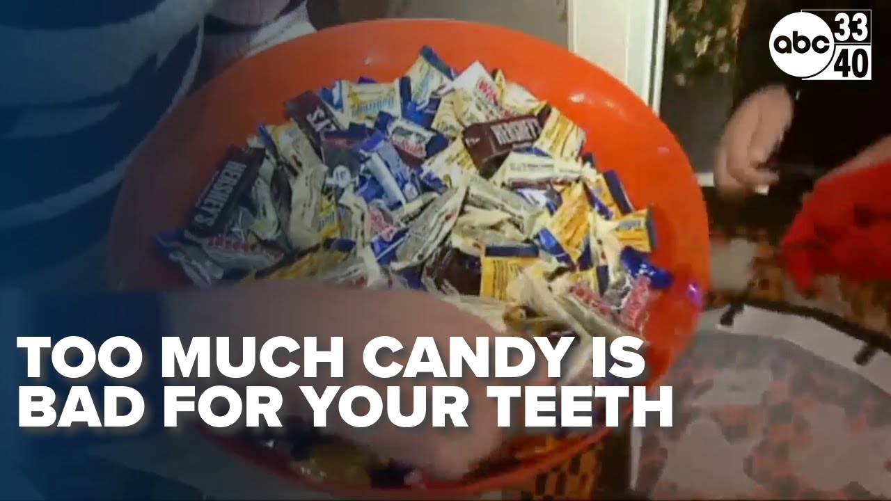 Should parents worry about Halloween candy causing dental damage? - YouTube