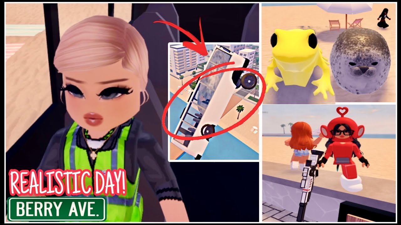 REALISTIC DAY IN LIFE OF BERRY AVE ROBLOX - YouTube