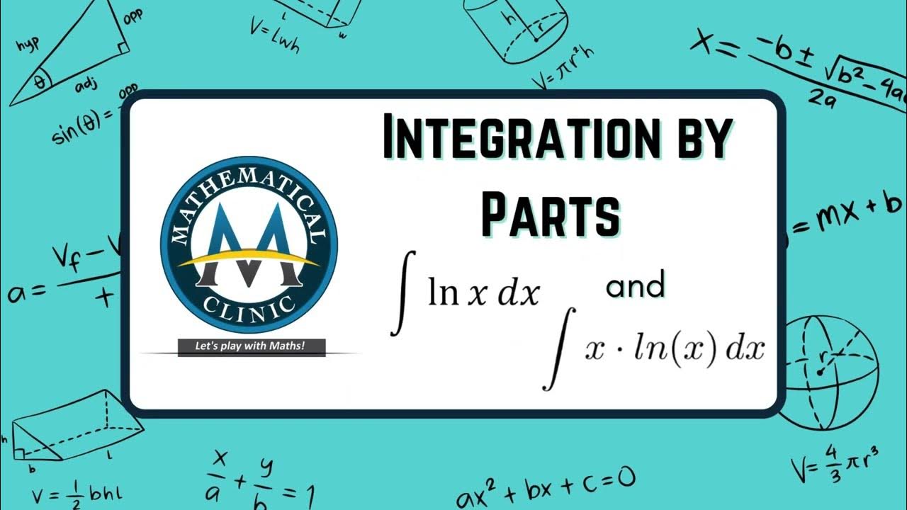 Integration by Parts| Integral of ln(x) | Integral of x.ln(x) - YouTube