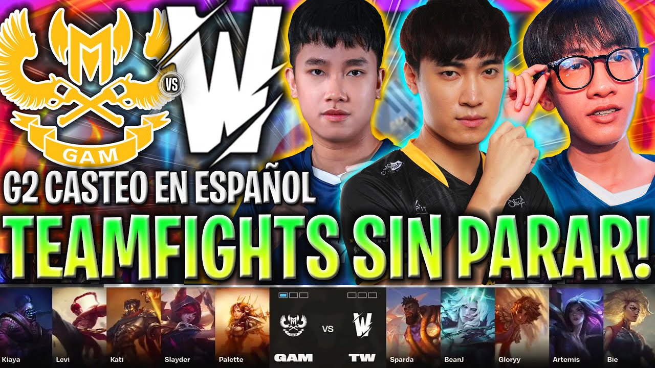 EL ESTILO DE ESTOS EQUIPOS ES BRUTAL! 😱 | GAM vs TW Game 2 FINAL WORLDS ...