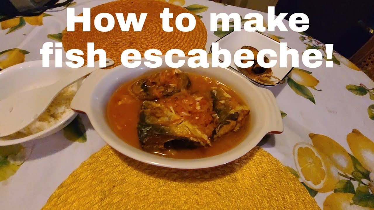 How to Cook Fish Escabeche - YouTube