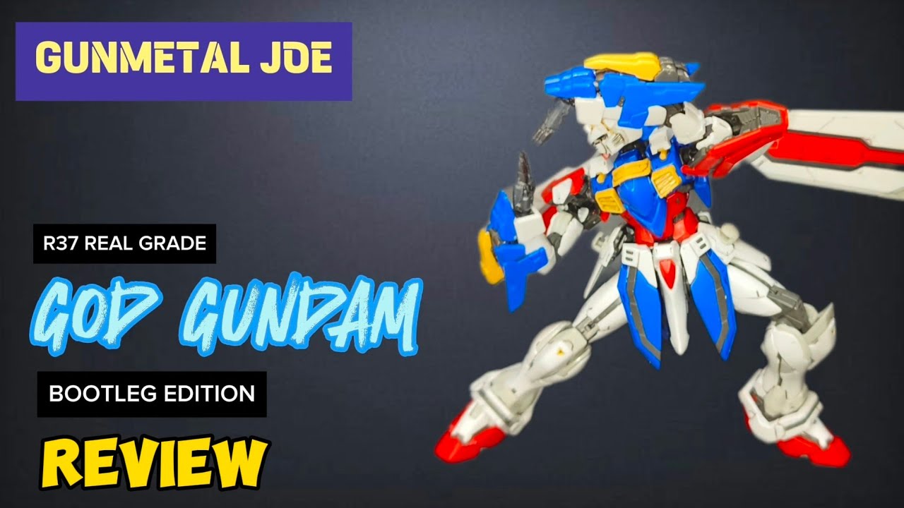 RG GOD GUNDAM BOOTLEG ASMR QUICKBUILD x REVIEW - YouTube