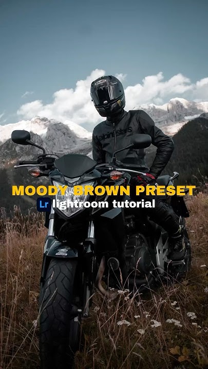 How to edit moody brown tone Lightroom tutorial #youtubeshorts #lightroompresets - YouTube