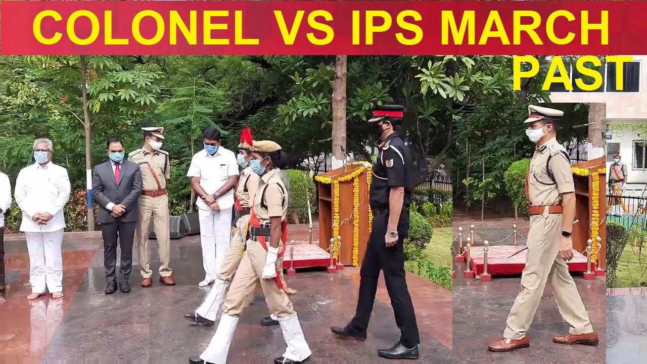 Colonel Ajay kumar Shearon and police commissioner pays tribute to ...