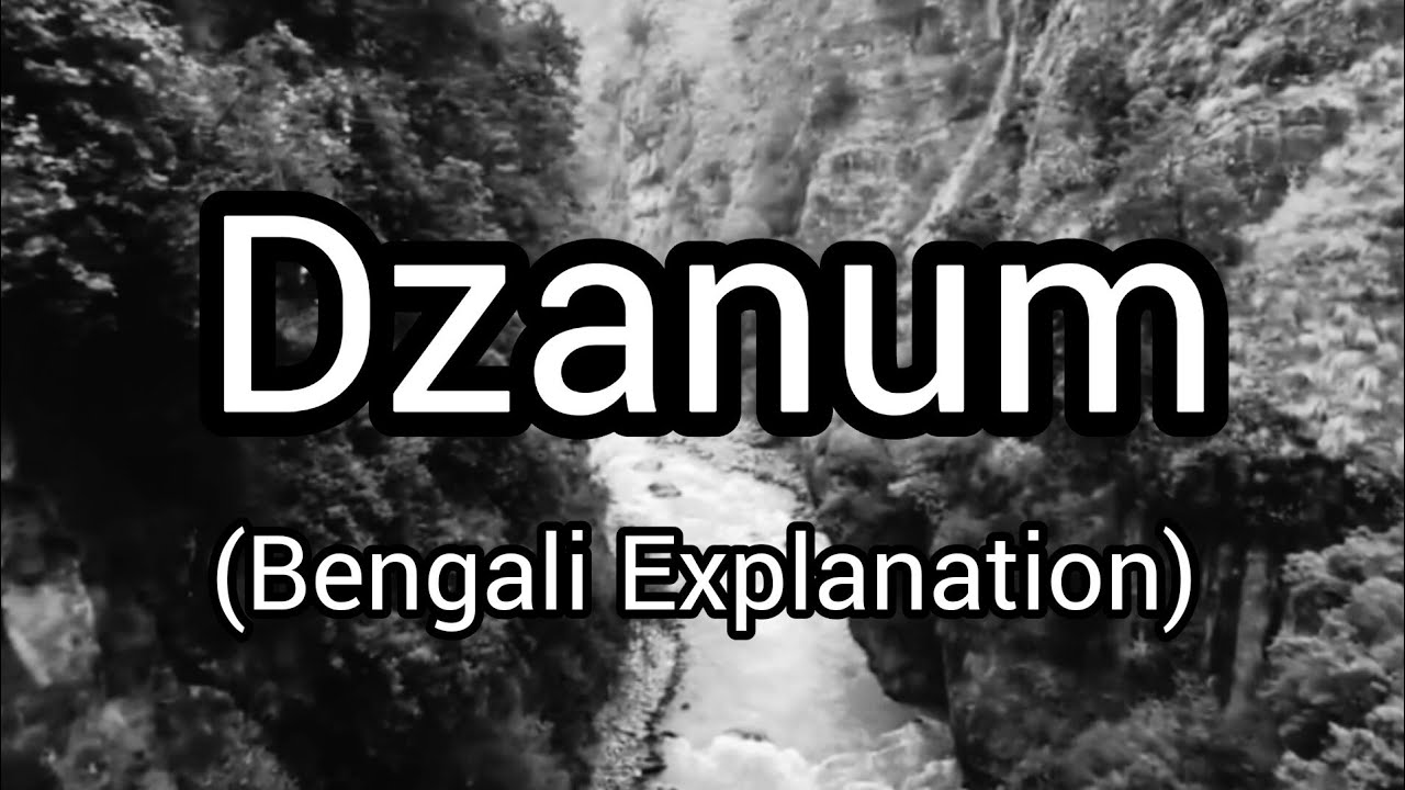Dzanum-Teya Dora (Bengali Explanation) Full explanation # ...