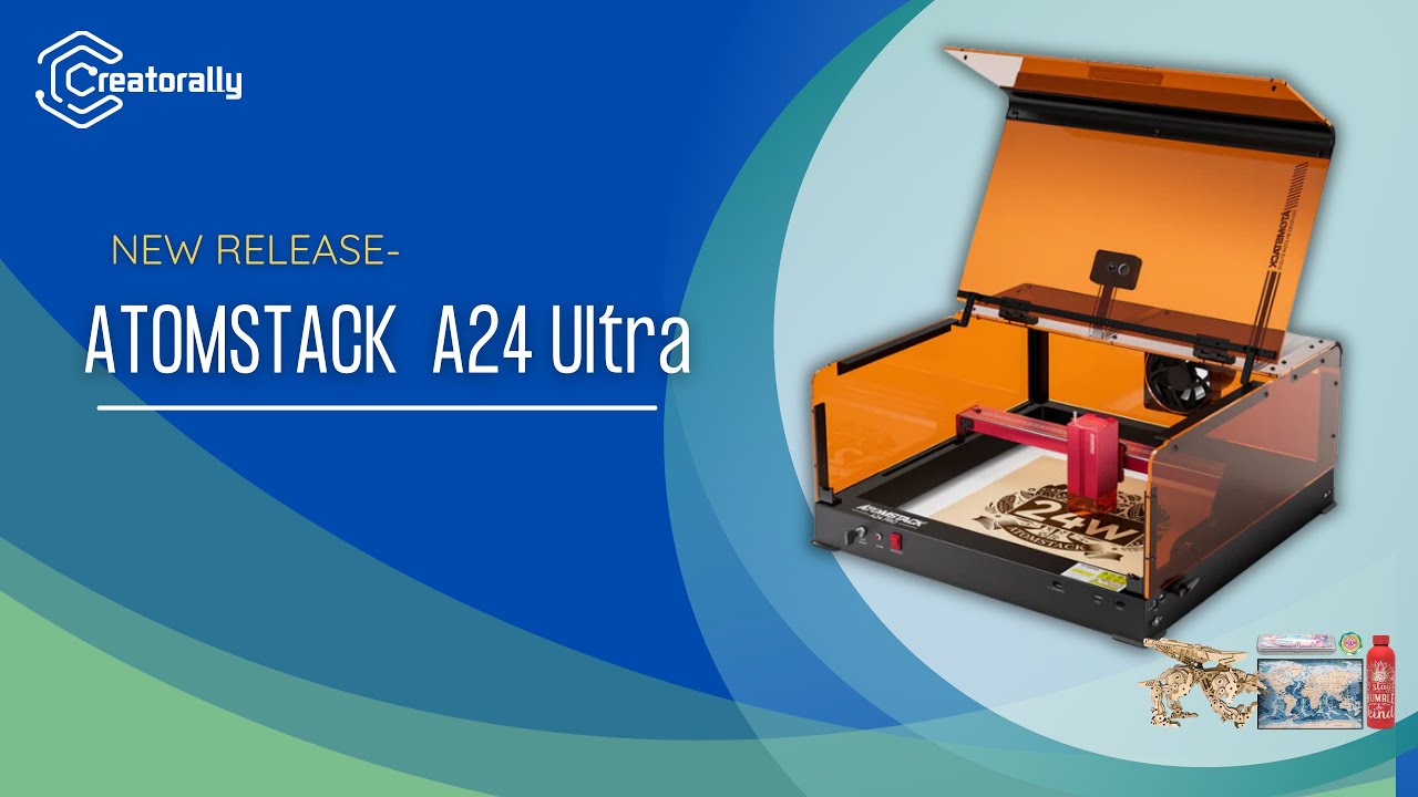 【New Release】AtomStack A24 Ultra🆕The Unrivaled Choice for Diode Laser ...