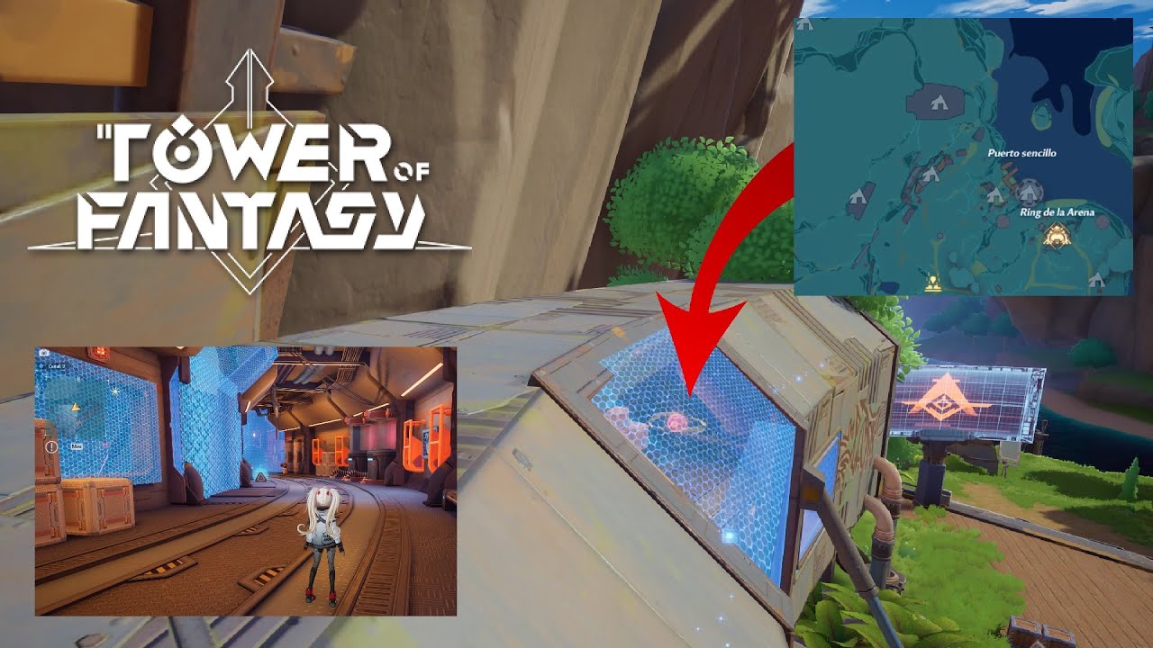 Pod dentro barrera [Isla Artificial] Tower of Fantasy - YouTube