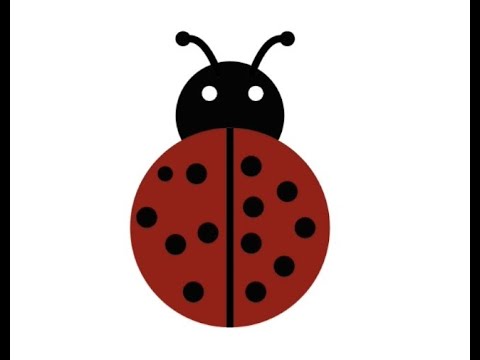 How to Draw Ladybug | Step by Step (EASY)- ADOBE ILLUSTRATOR - YouTube