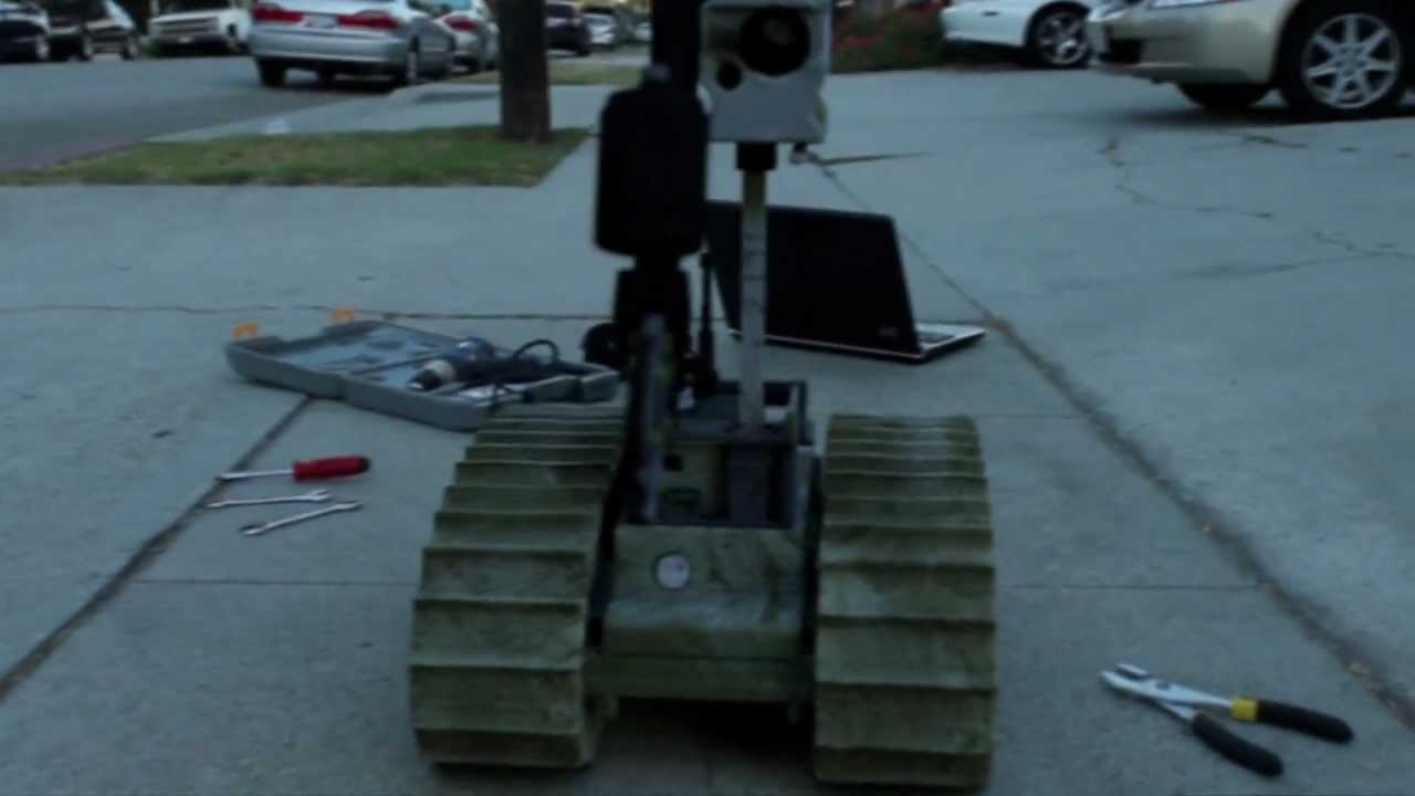 CGI Bomb Disposal Robot Modeled in ZBrush, Tracked in Syntheyes, and ...