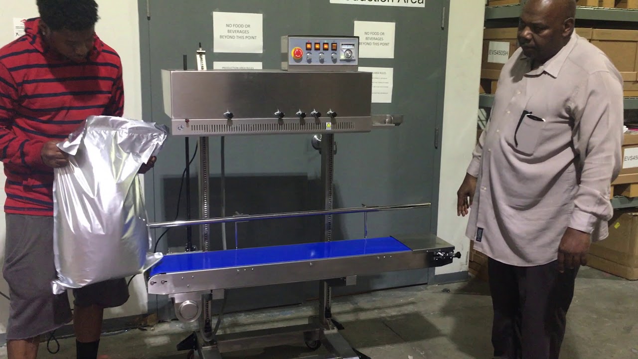 IMPAK Corporation Vertical Rapid Sealer (RSV2225) - YouTube