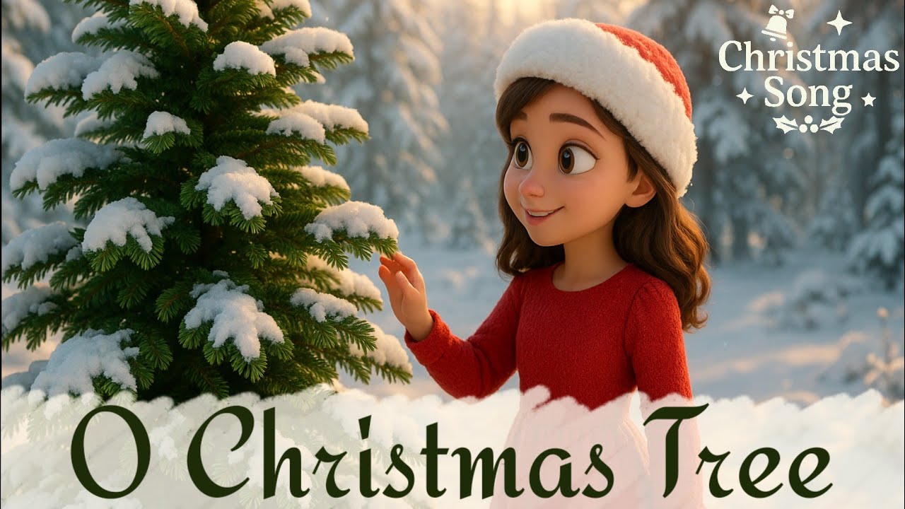 O Christmas Tree Song for Kids | Beautiful Christmas Carol Animation ...