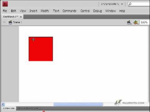 Flash CS4 Basics - Rectangle Tool - YouTube