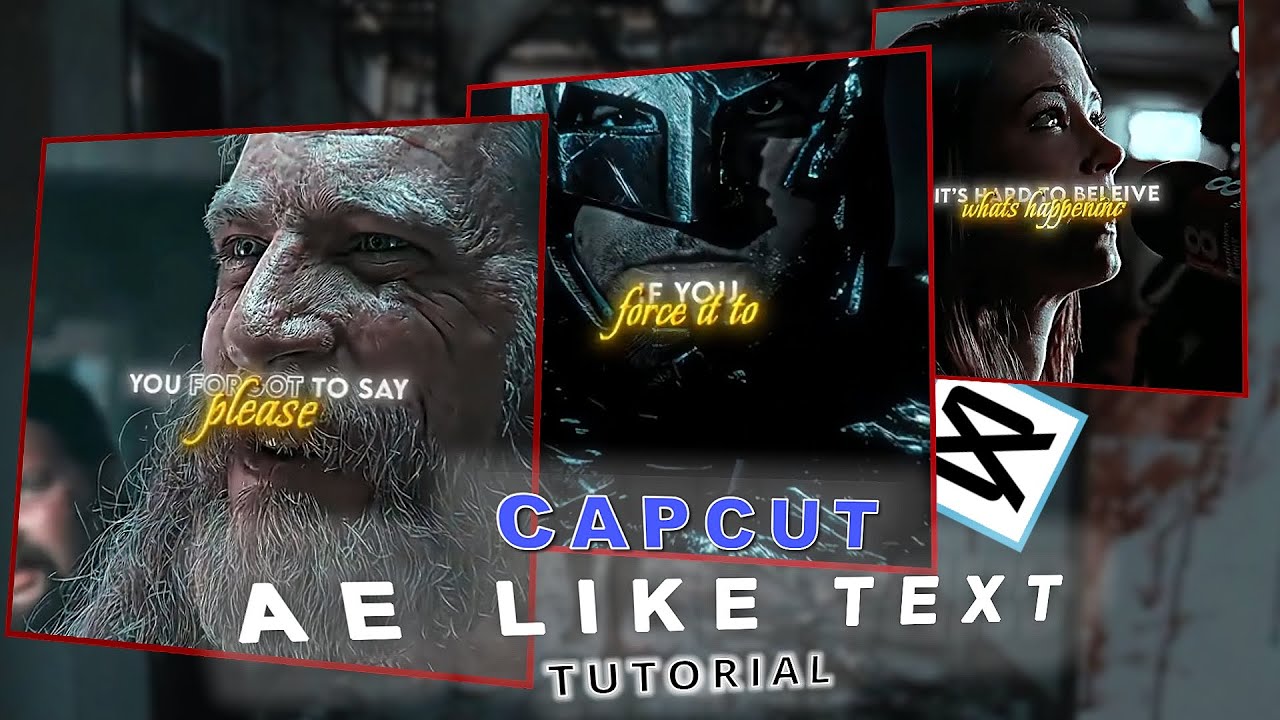 How to Make AE Like Text on CapCut || Full Tutorial - YouTube