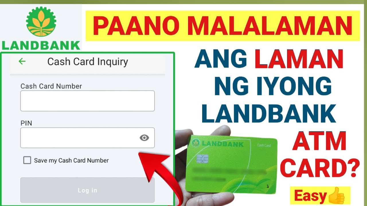 HOW TO INQUIRE LANDBANK ATM BALANCE ONLINE? | HOW TO INQUIRE LANDBANK ...