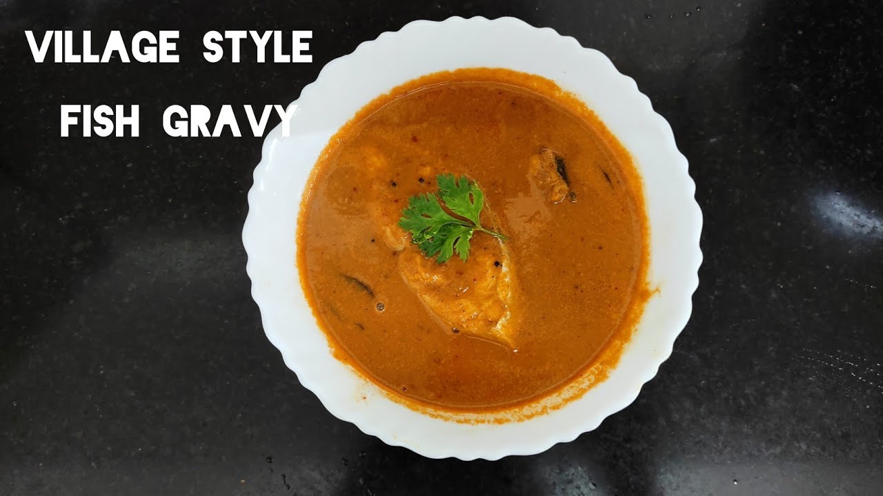 Village style fish gravy recipe || Mahi's kitchen - YouTube
