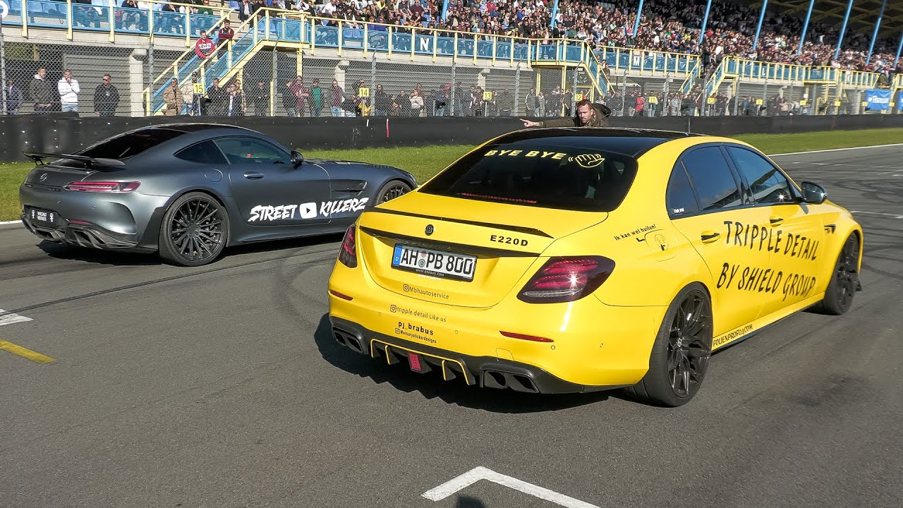 Sportscars Drag Racing - BRABUS 800 E63 S, Fi AMG GTR Pro, 720HP RS6 ...