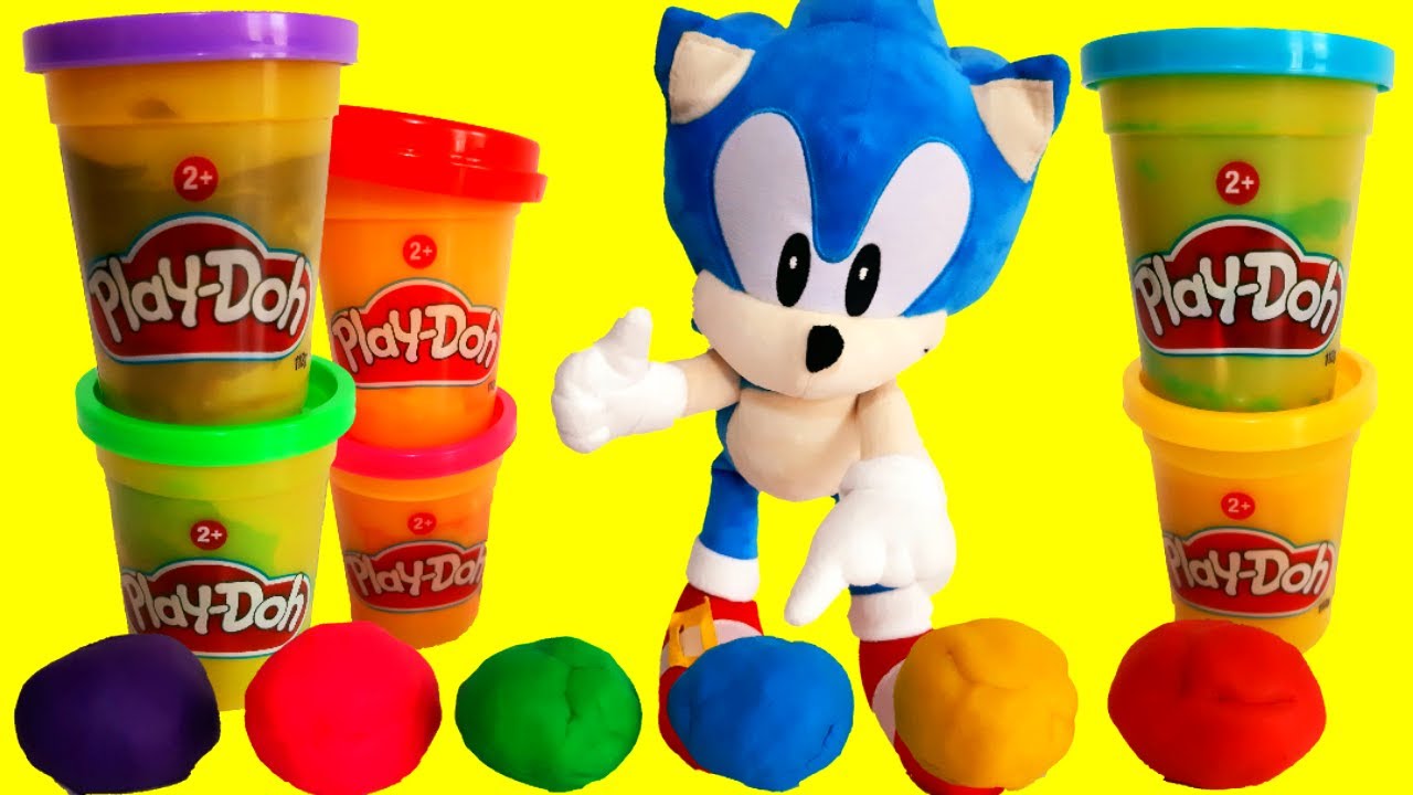 Sonic learning videos. Play-Doh colors and surprises inside, with Sonic ...