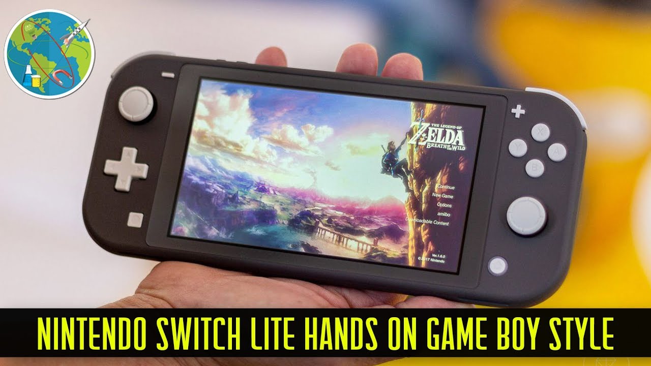 Nintendo Switch Lite hands on Game Boy Style - YouTube