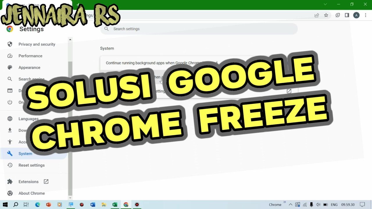 Mengatasi Google Chrome Freeze Pada Windows 10 (How to Solve Google ...