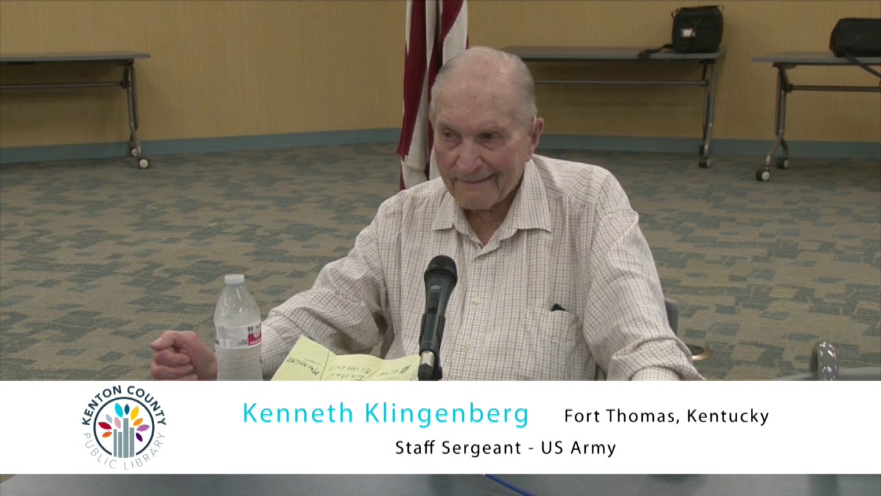 Ken Klingenberg veterans interview - YouTube
