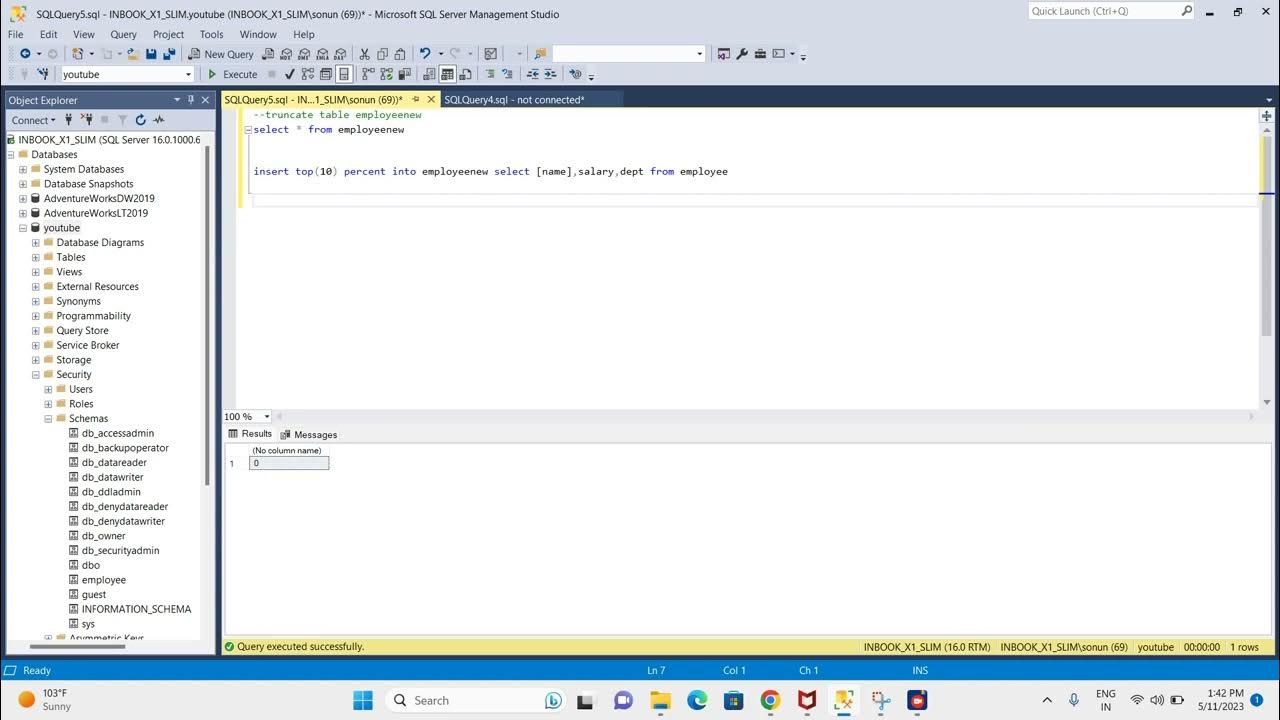 Update Rows - YouTube