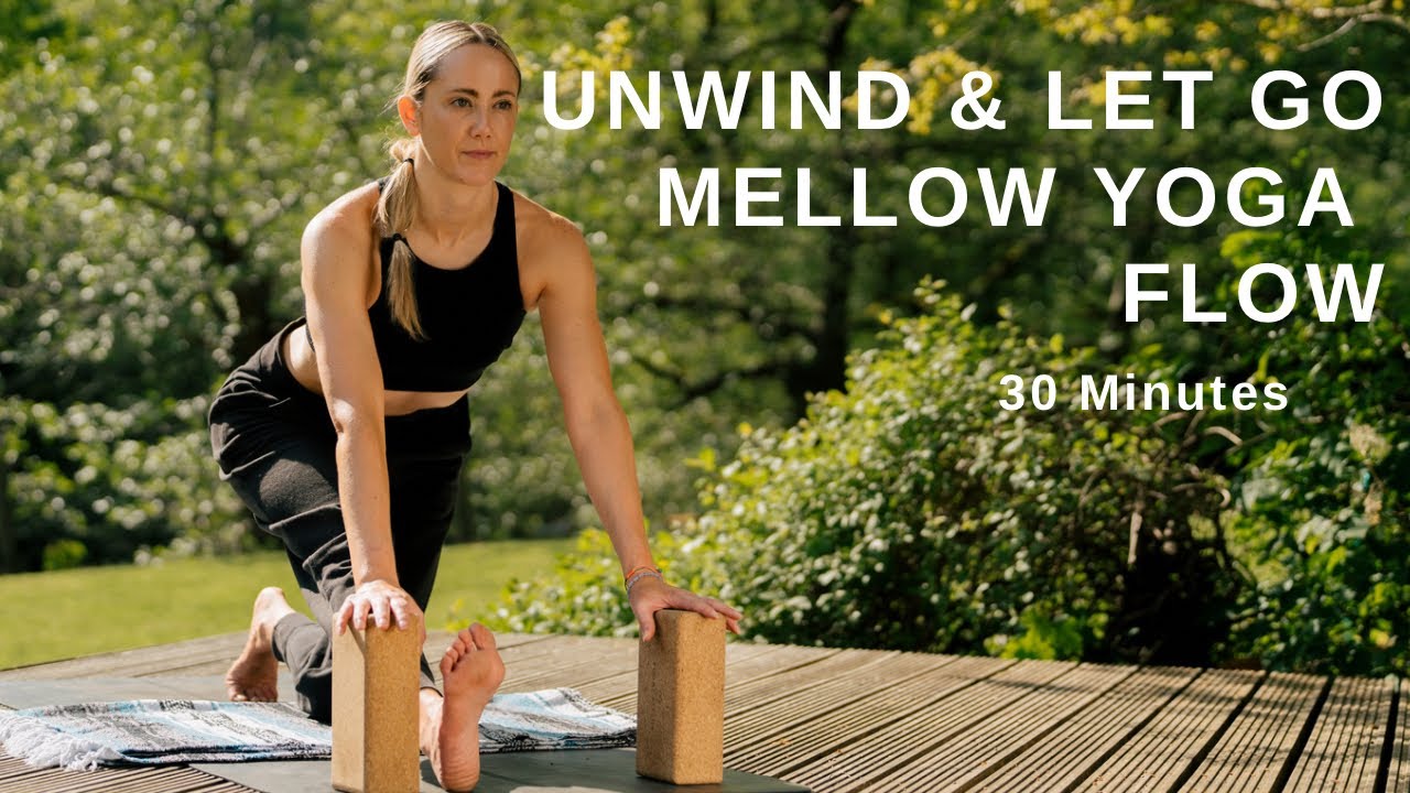 Gentle Mellow Yoga Flow | Letting Go Yoga Flow | 30 Minutes - YouTube