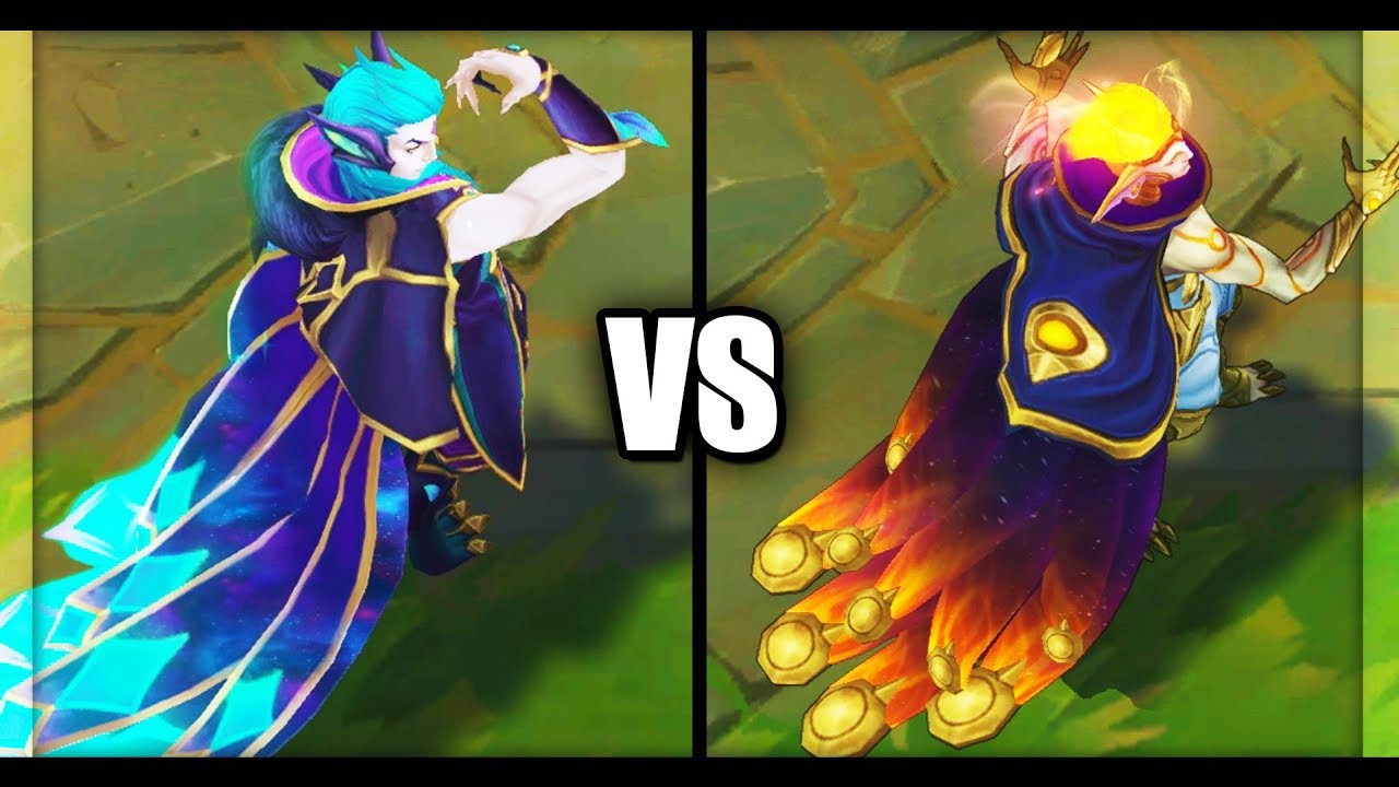Legendary Star Guardian Rakan vs Cosmic Dawn Rakan Skins Comparison ...