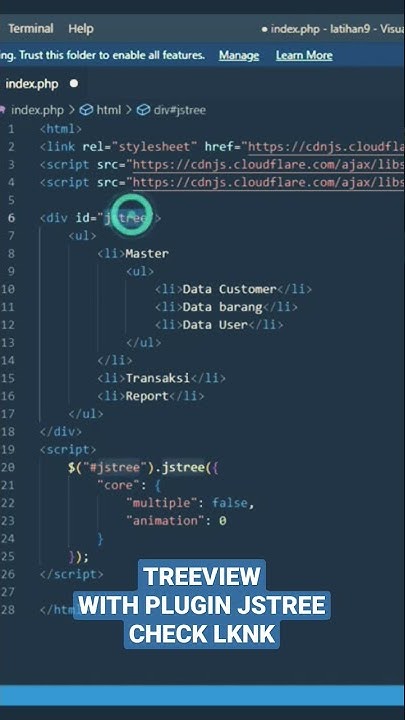TREEVIEW PLUGIN JSTREE #shorts #treeview - YouTube