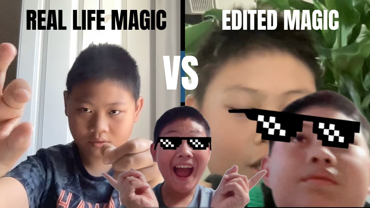 Real Life Magic VS Edited Magic - YouTube