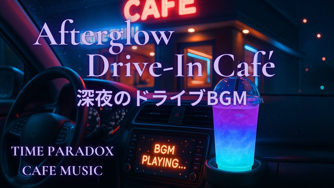 【深夜の音に包まれて - ドライブカフェBGM】Afterglow Drive-In Café – Chillwave × Retrofuture for Late Night Drive ...