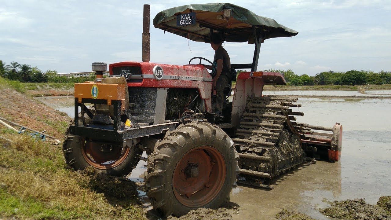 Tractor Track Massey Ferguson 185 Putaq Balas - YouTube
