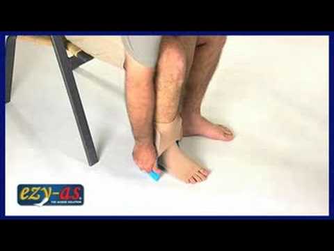 How to remove a surgical stocking with the assistance of an Ezy-As ...