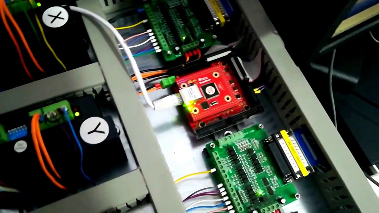 Control Box Industrial UC300ETH MACH3 AND FUJI INVERTER TEST M3 M4 M5 ...