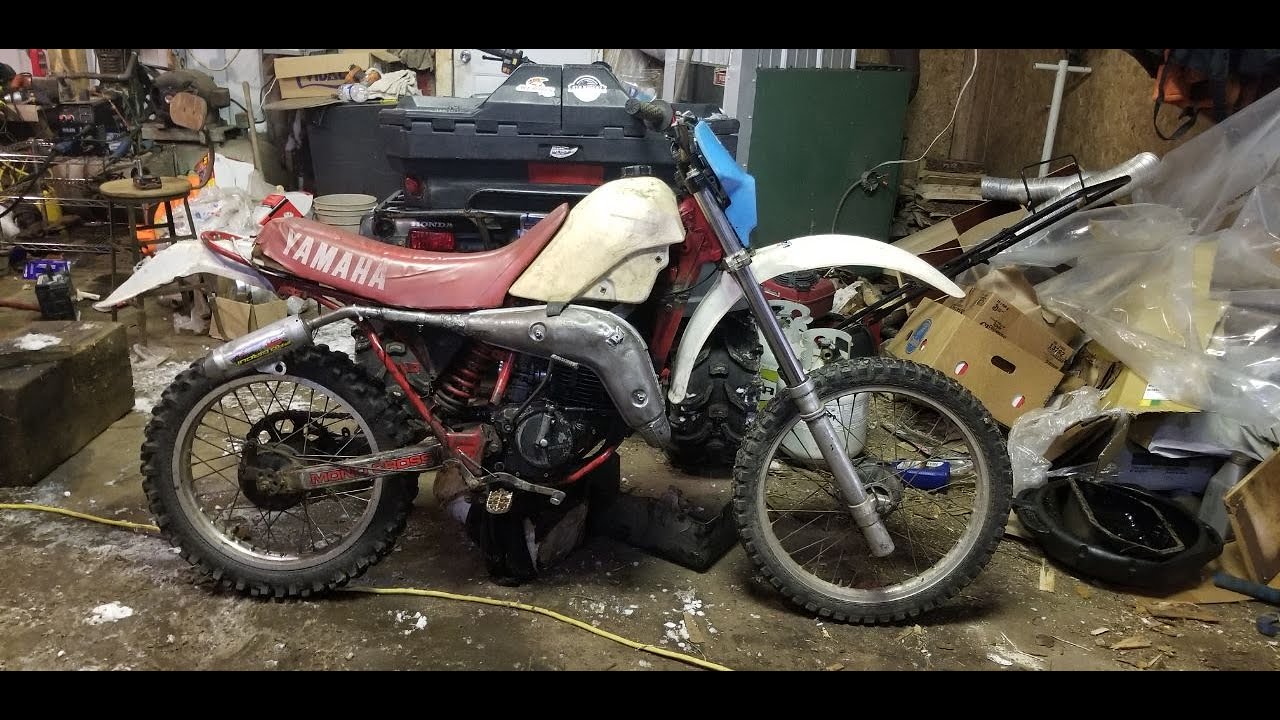 The First Test ride on my 2 Stroke swapped Yamaha TT225. - YouTube