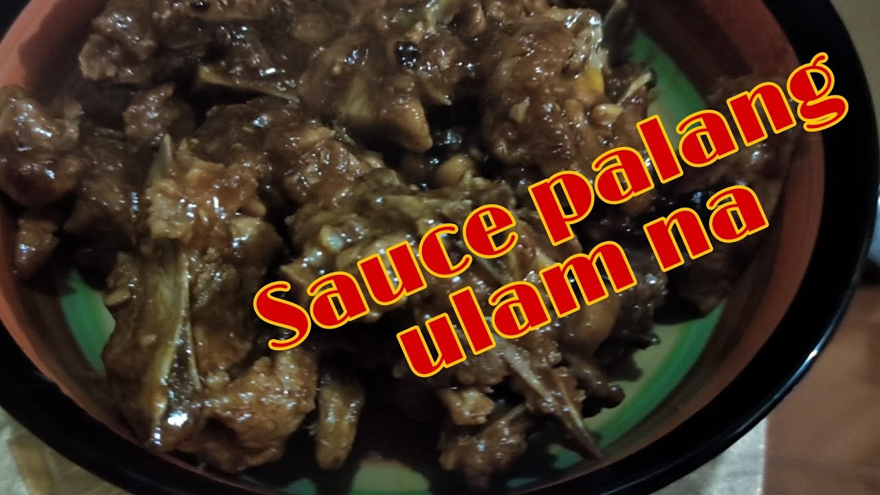 Sauce palang Ulam na!!! A must try recipe - YouTube