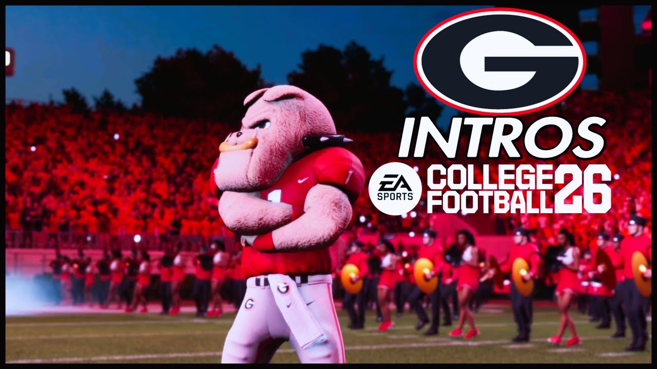 WHO LET THE DOGS OUT? College Football 26 Georgia Entrance in Stunning ...