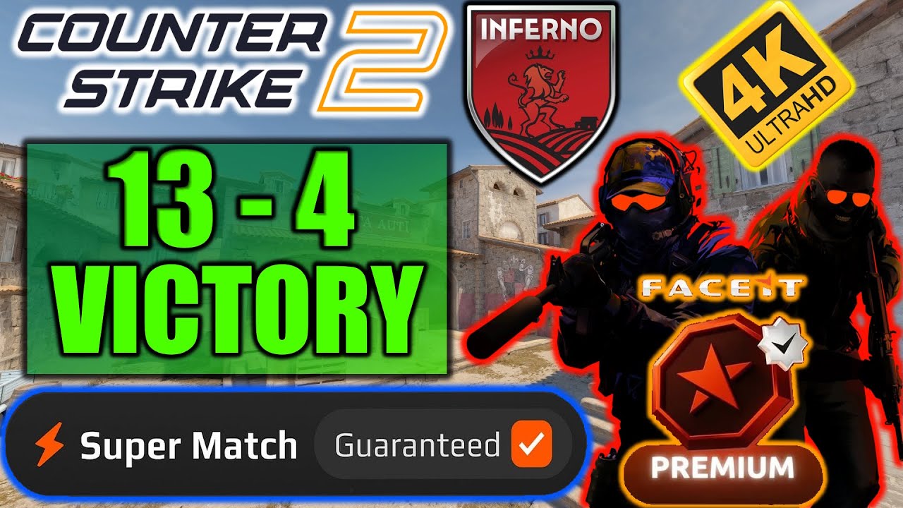 CS 2: 13 - 4 WIN (Inferno) FaceIT Supermatch - Žaidžiam Counter Strike ...