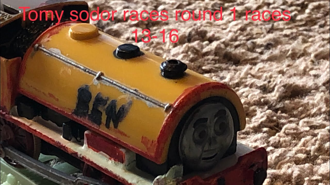 Tomy sodor races round 1 race 13-16 - YouTube