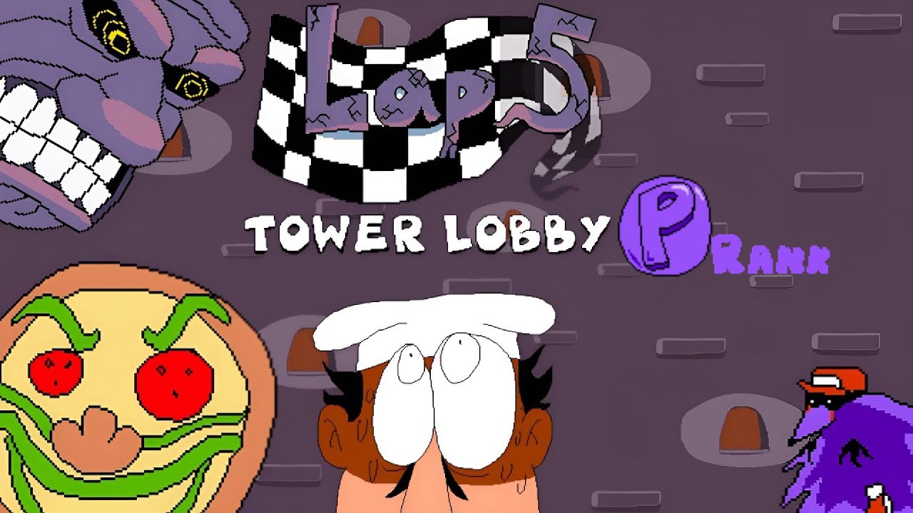 Pizza Tower - LAP HELL Hotfix - Lap 5, P rank, Floor 1 - YouTube