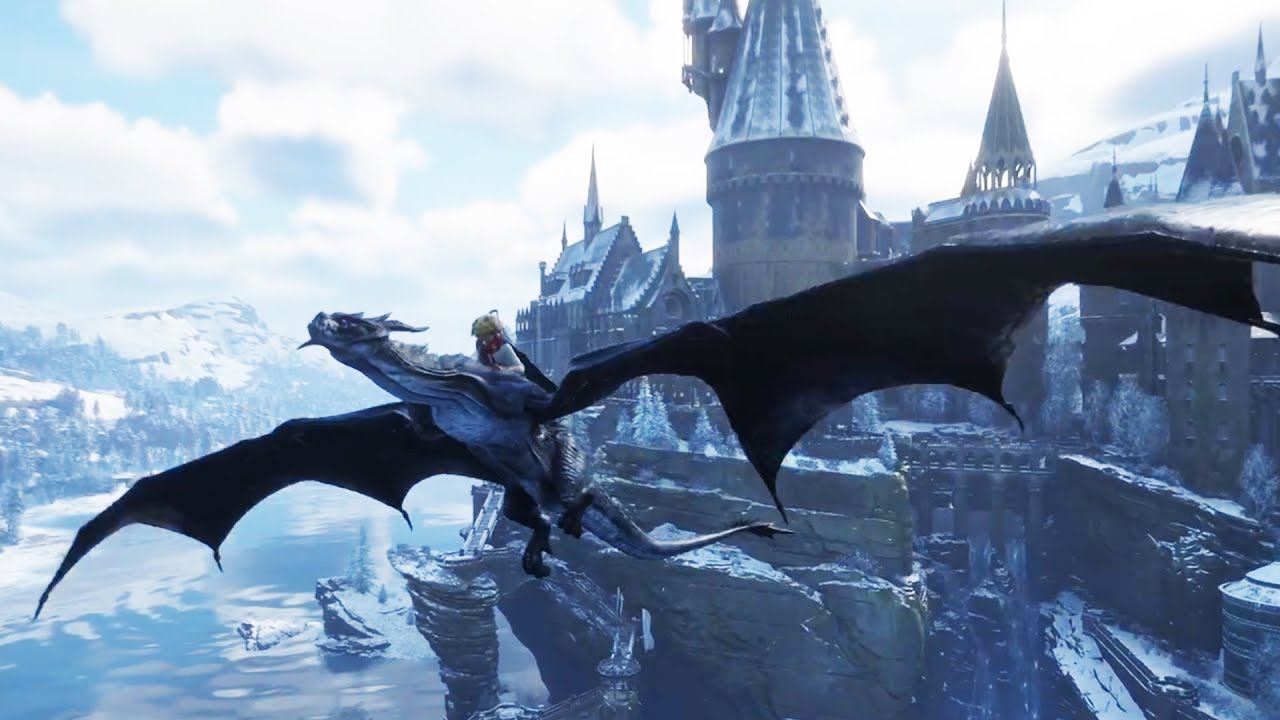Hogwarts Legacy - Riding a Dragon Mount - YouTube