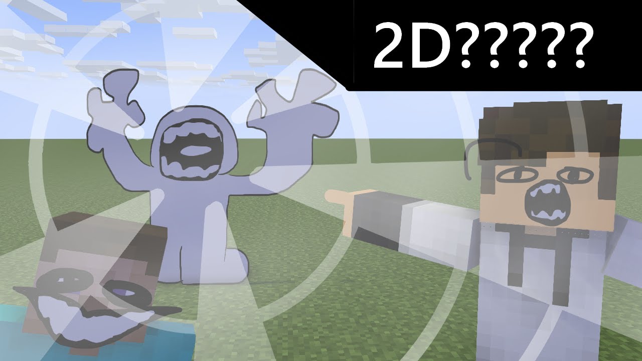 2D animation in MINECRAFT (shitpost)(mine-imator + opentoonz) - YouTube