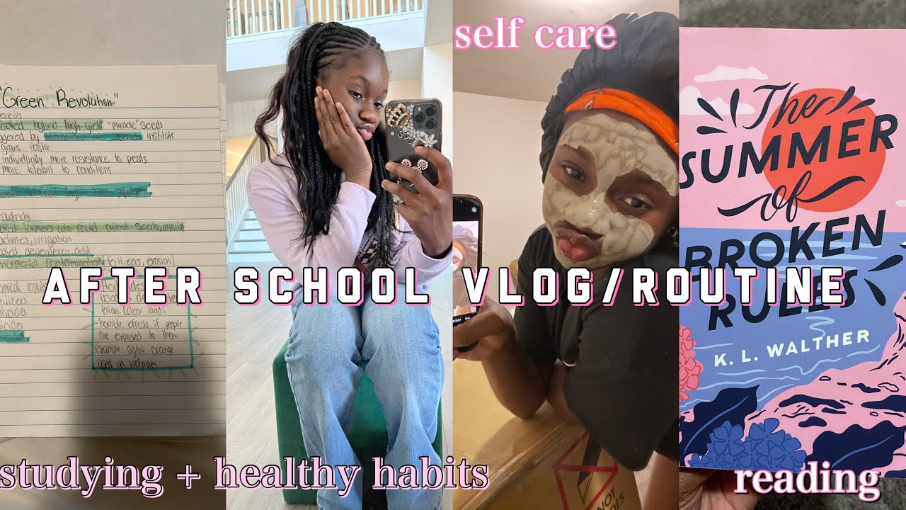 my NO PRACTICE day AFTER SCHOOL VLOG|| studying, working out, healthy ...