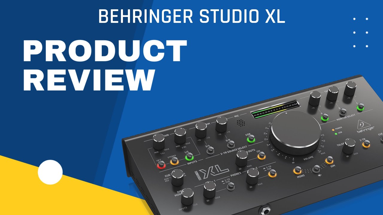 Behringer Studio XL Review: In-depth walkthrough, signal path and ...